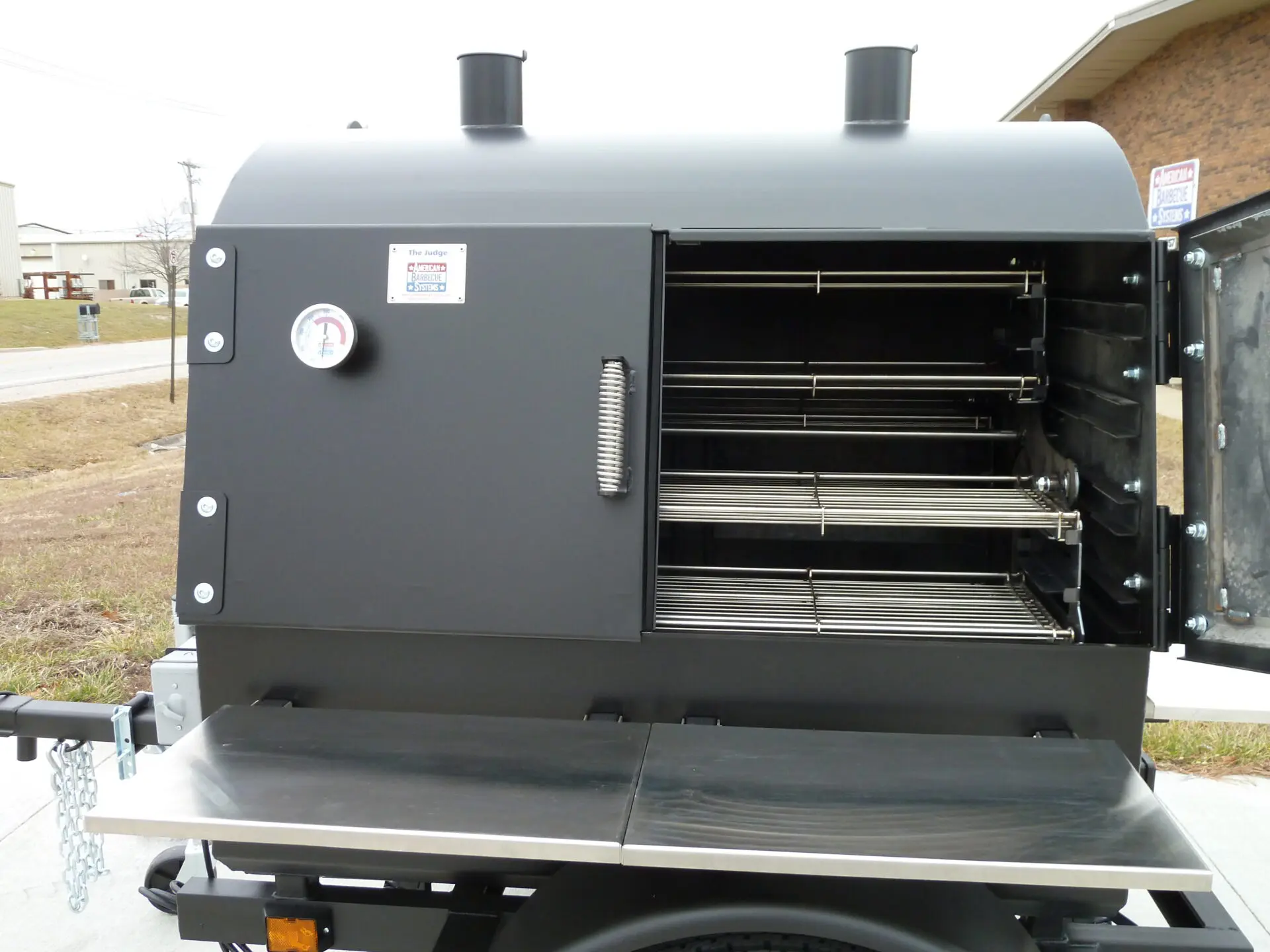 Judge 4FT with Stainless Rotisserie - Grill & Smoke BBQ Store