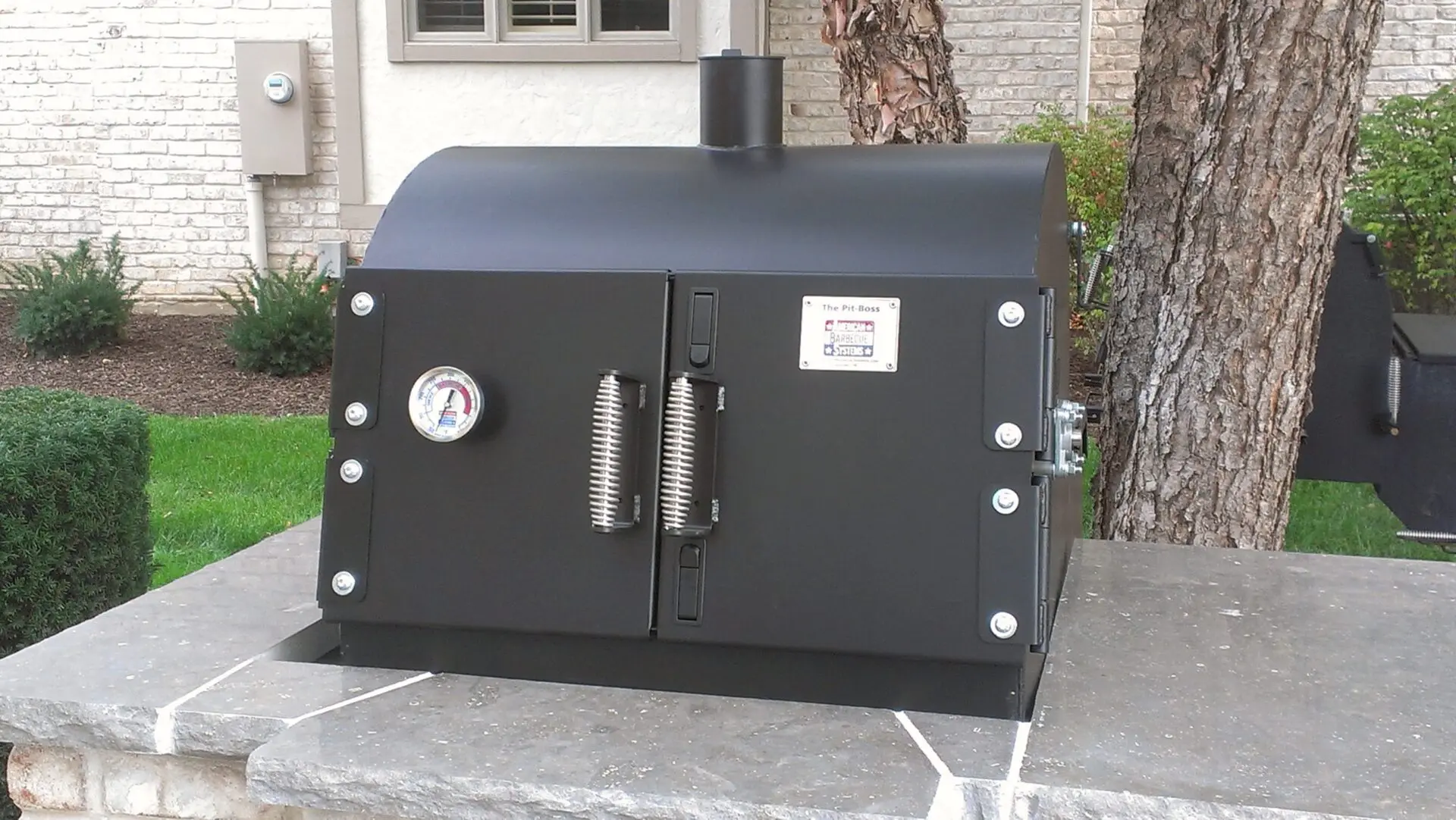 Pit-Boss with Stainless Racks and Pellet System - Grill & Smoke BBQ Store