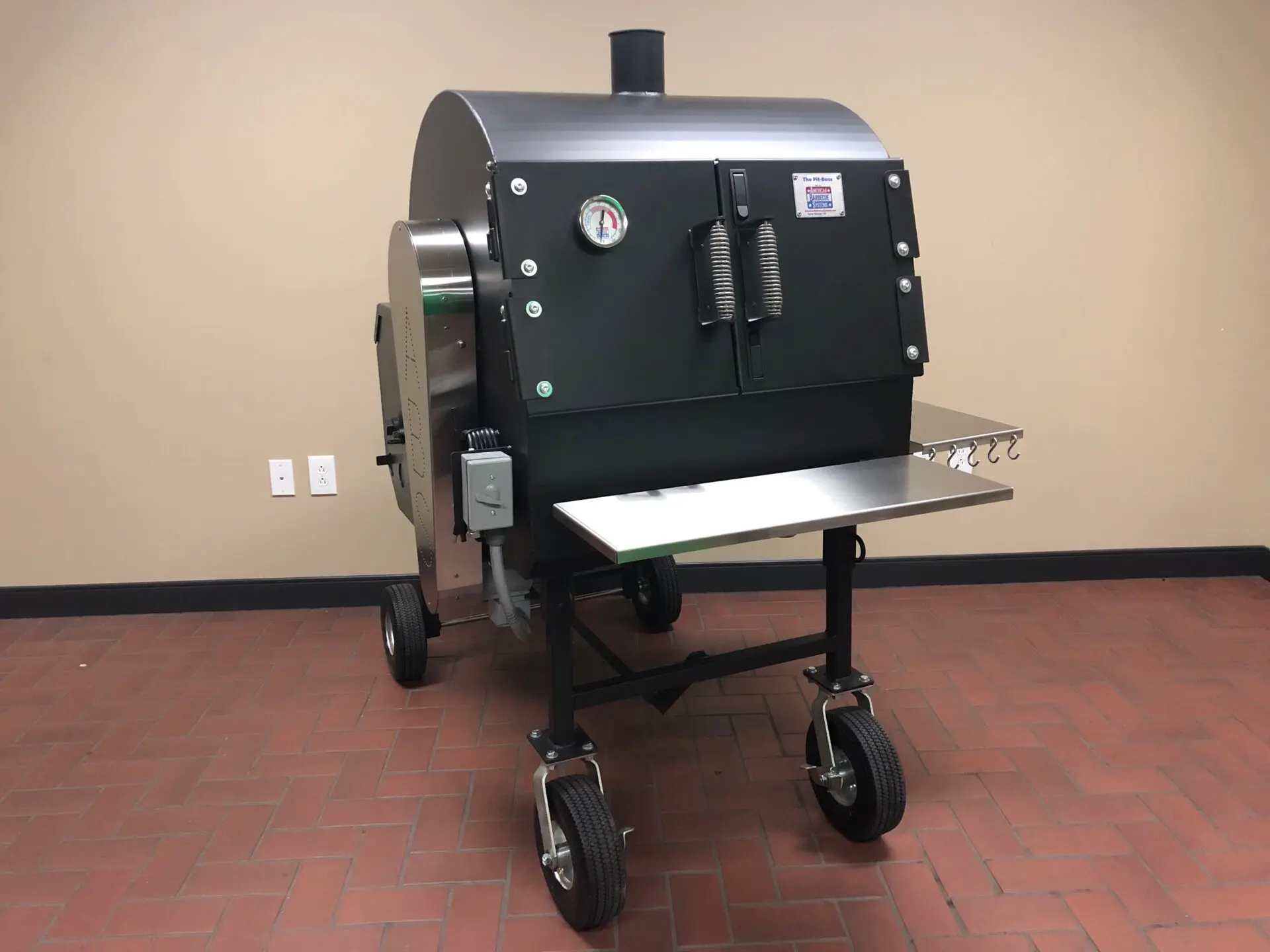 Pit-Boss with Stainless Racks and Pellet System - Grill & Smoke BBQ Store